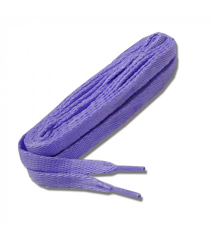 Lacet plat spécial basket et sneakers 150 cm coloris lavande